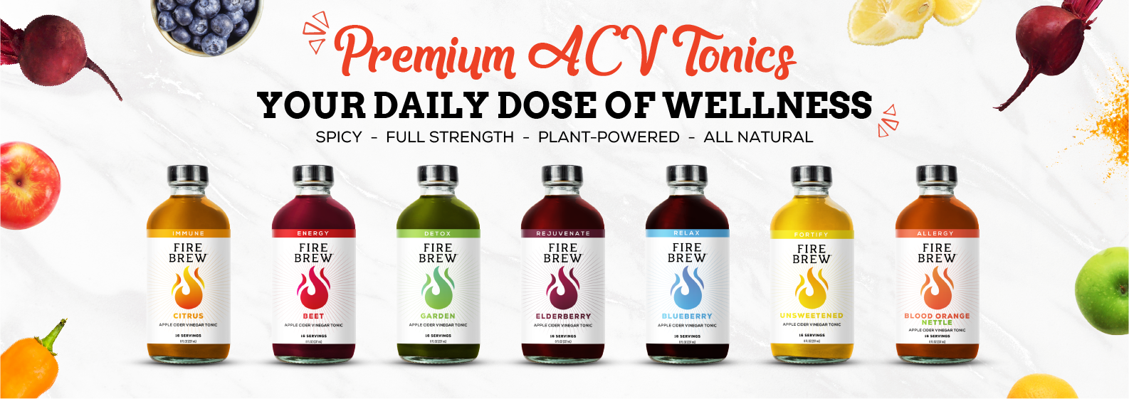 Fire Brew - Premium Fire Cider Health and Wellness Tonics